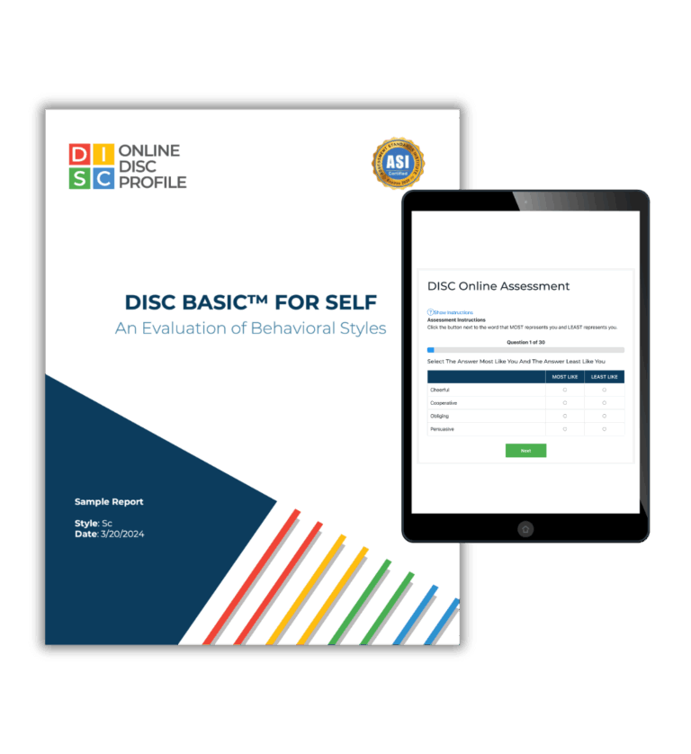 Download and Review DISC Personality Test Sample Reports