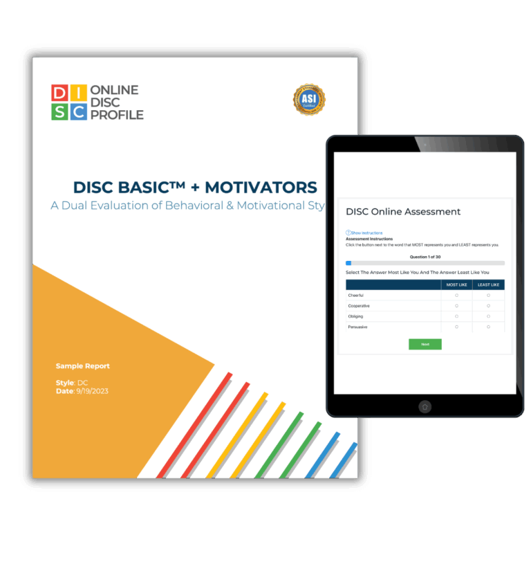 Purchase DISC Assessments - Online DISC Profile