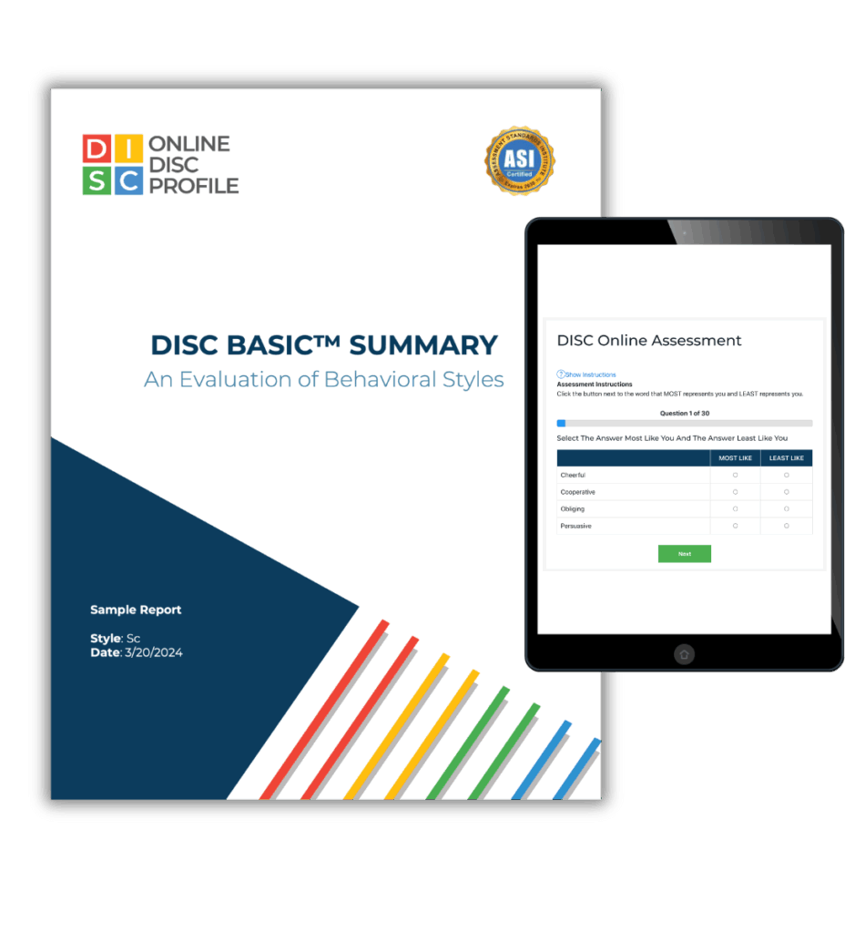 Download and Review DISC Personality Test Sample Reports